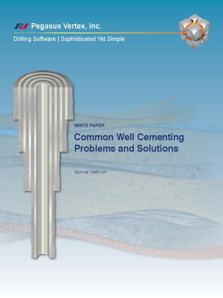Common Well Cementing Problems Solutions | PDF | Casing (Borehole) | Pump