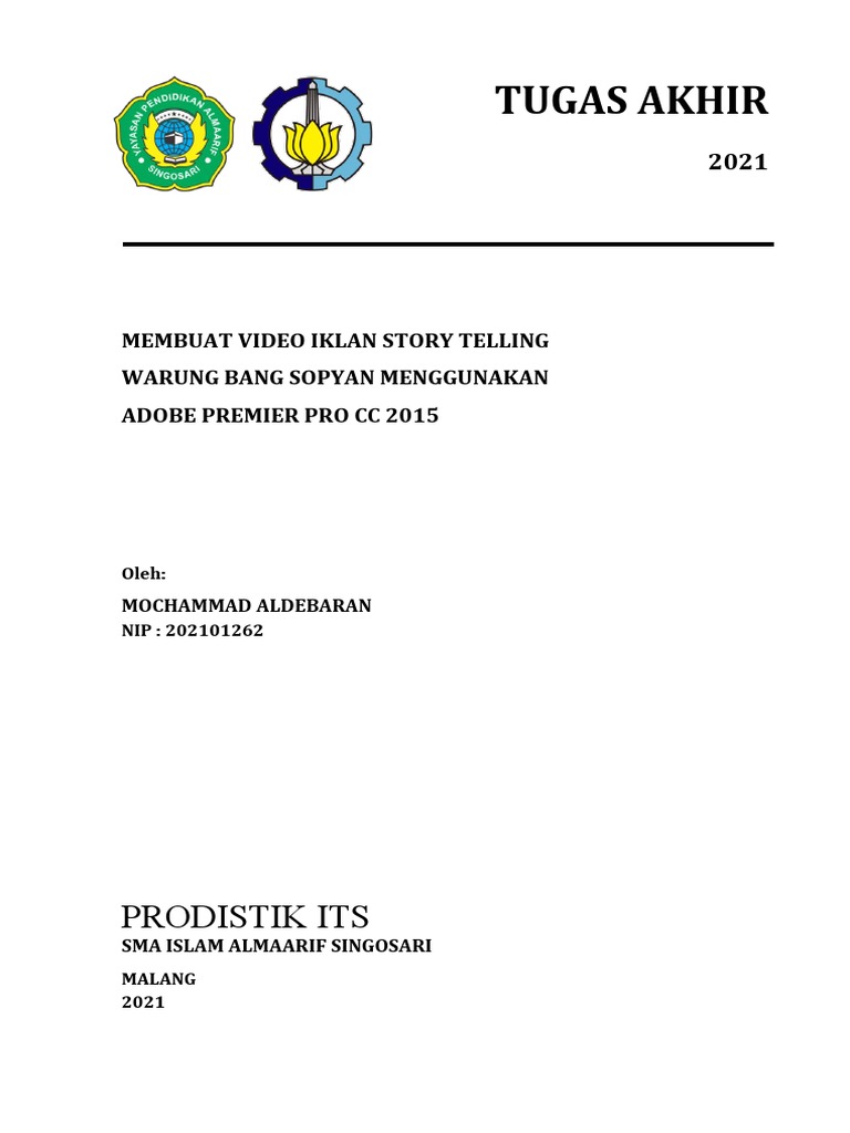 Template TA Prodistik 2021 | PDF