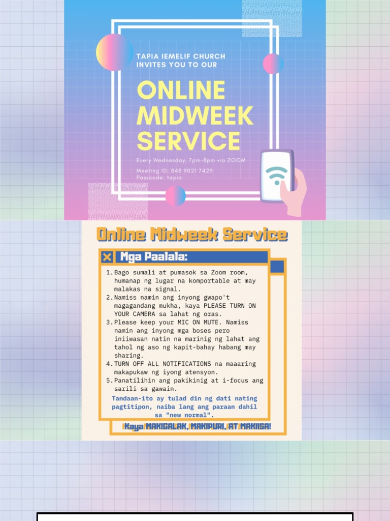Online Midweek Service | PDF