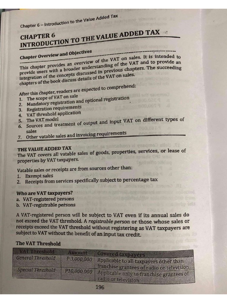 Chapter 6 BUSTAX 2019 | PDF