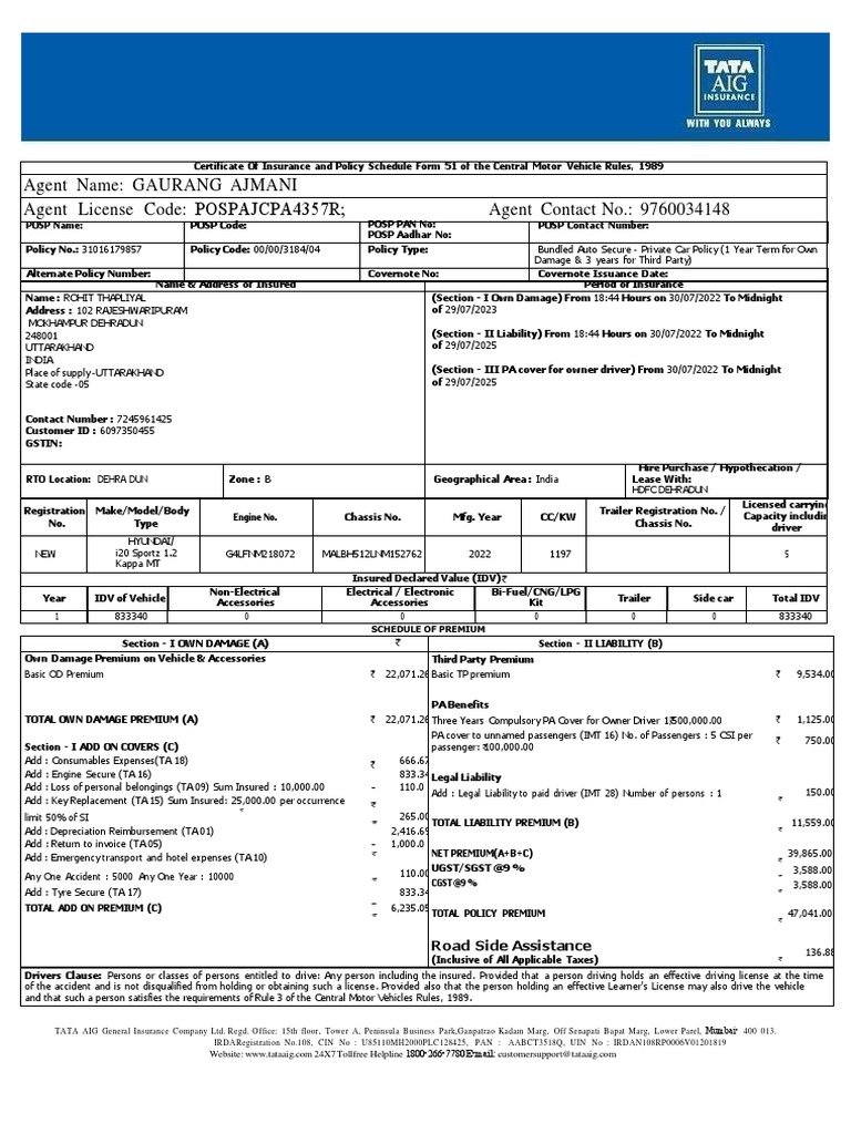 Rohit Thapliyal Ins | Descargar gratis PDF | Insurance | Deductible Rohit Thapliyal Ins | Descargar gratis PDF | Insurance | Deductible