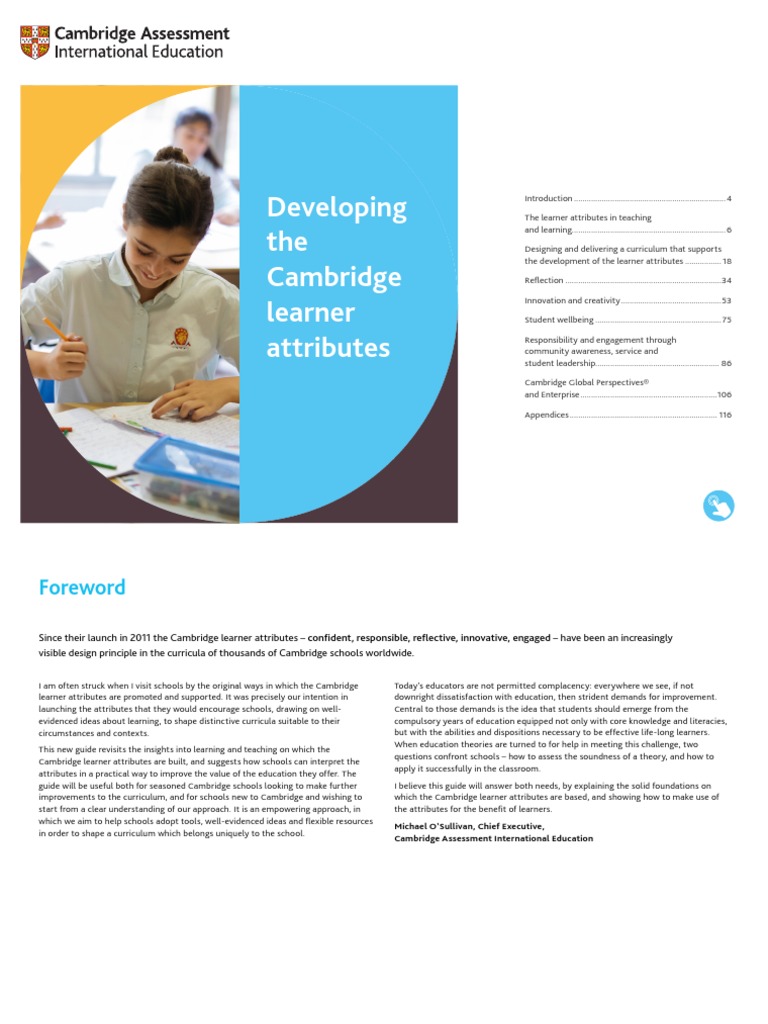 Developing The Cambridge Learner | PDF | Learning | Teaching Method