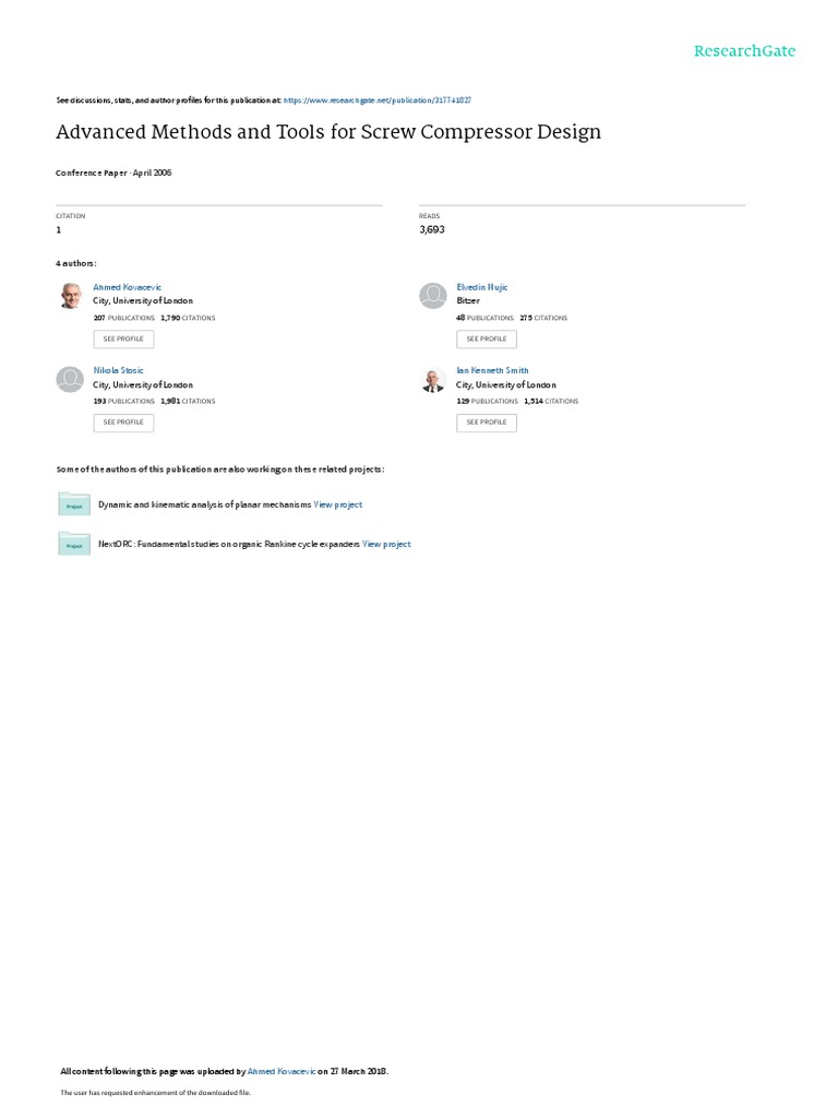 Tmce 2006 Kovacevic Survey | PDF | Computational Fluid Dynamics | Computer Aided Design