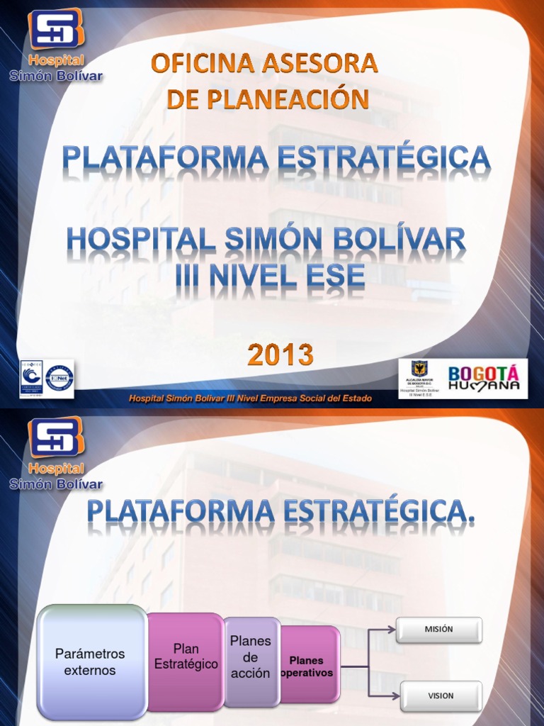 Plataforma Estrategica | PDF | Hospital | Calidad (comercial) Plataforma Estrategica | PDF | Hospital | Calidad (comercial)