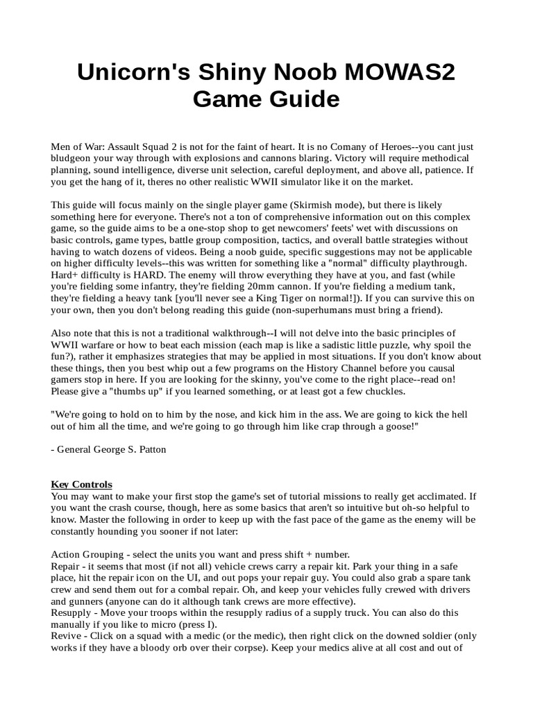 MOWAS2 Guide | PDF | Tanks | Armoured Warfare