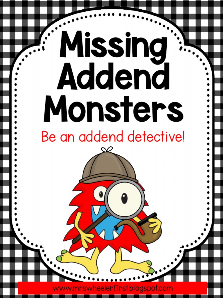 Missing Addend Games for Kids | PDF