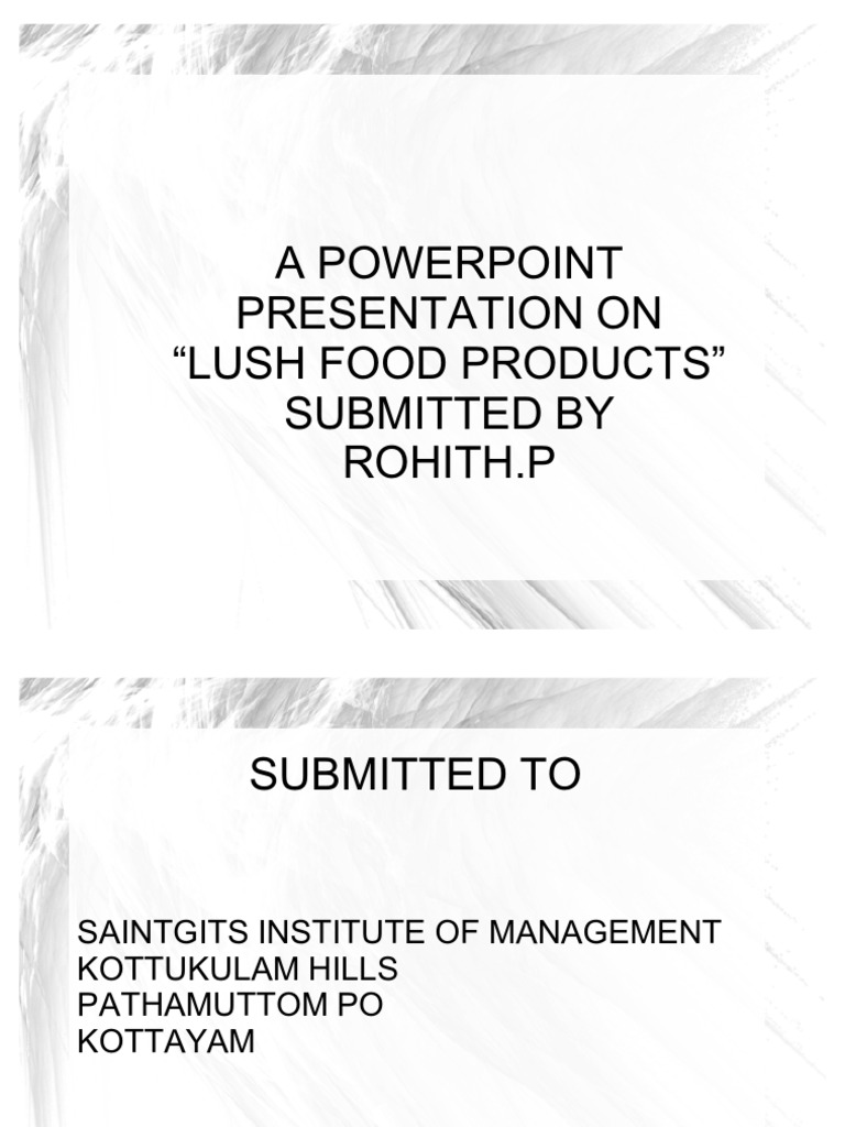 Lush | PDF