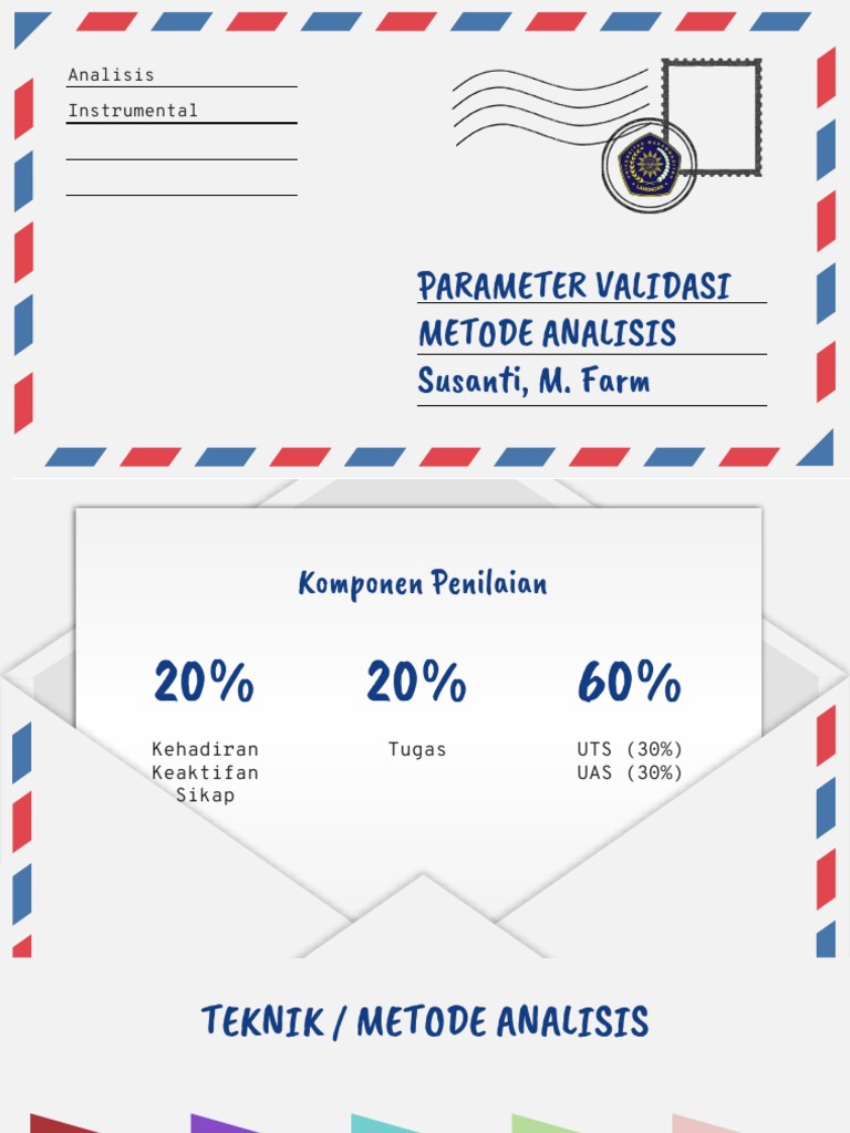 TM 1 Parameter Validasi Metode Analisis | PDF