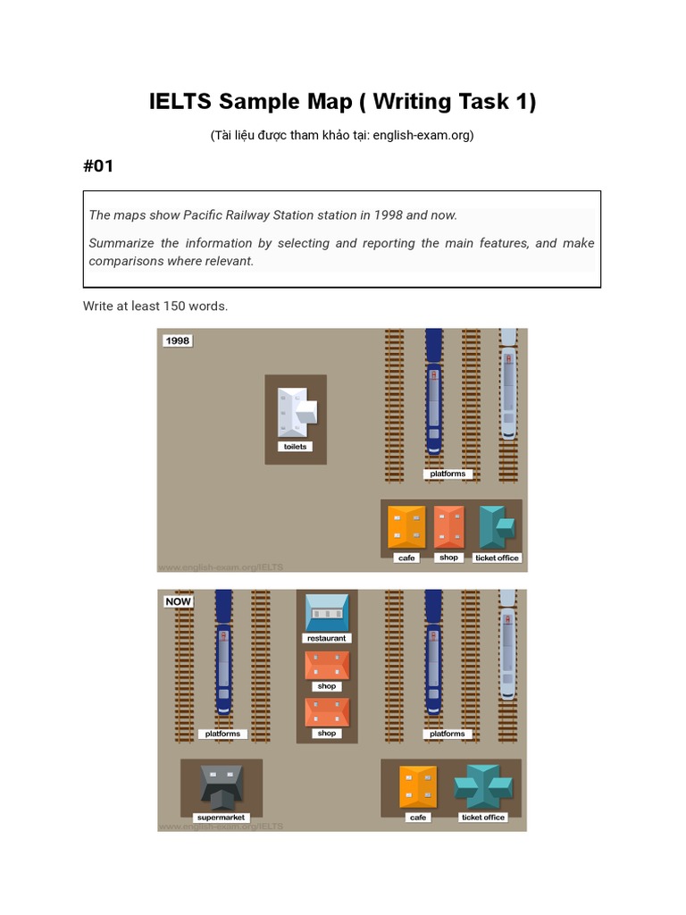 Writing Task 1 - Sample Map | Download Free PDF | Dormitory