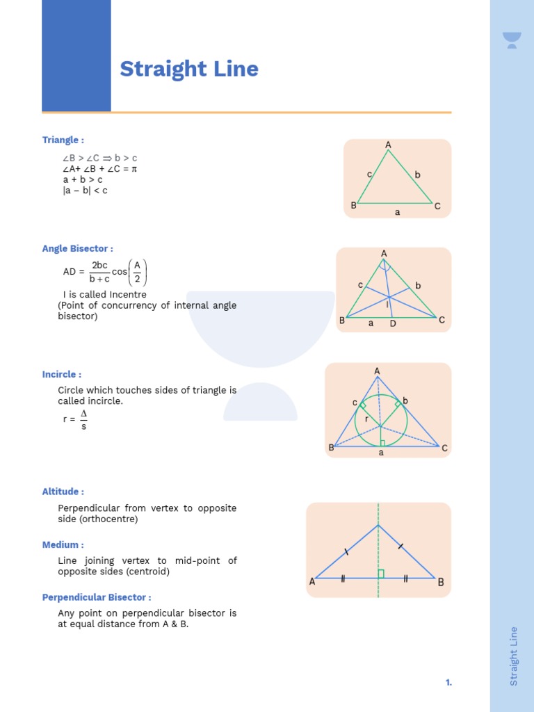 Straight Lines Class 12 | PDF | Rectangle | Mathematics
