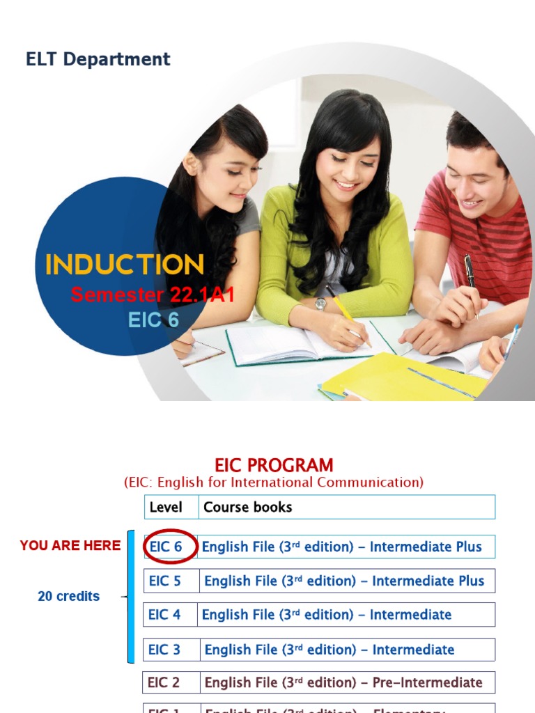 Student Orientation 22.1A1 - EIC 6 | PDF | Human Communication | Language Acquisition