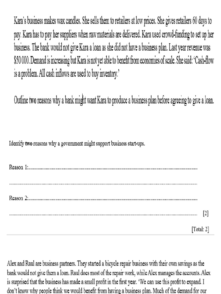 Entrepreneurship Exercise | PDF
