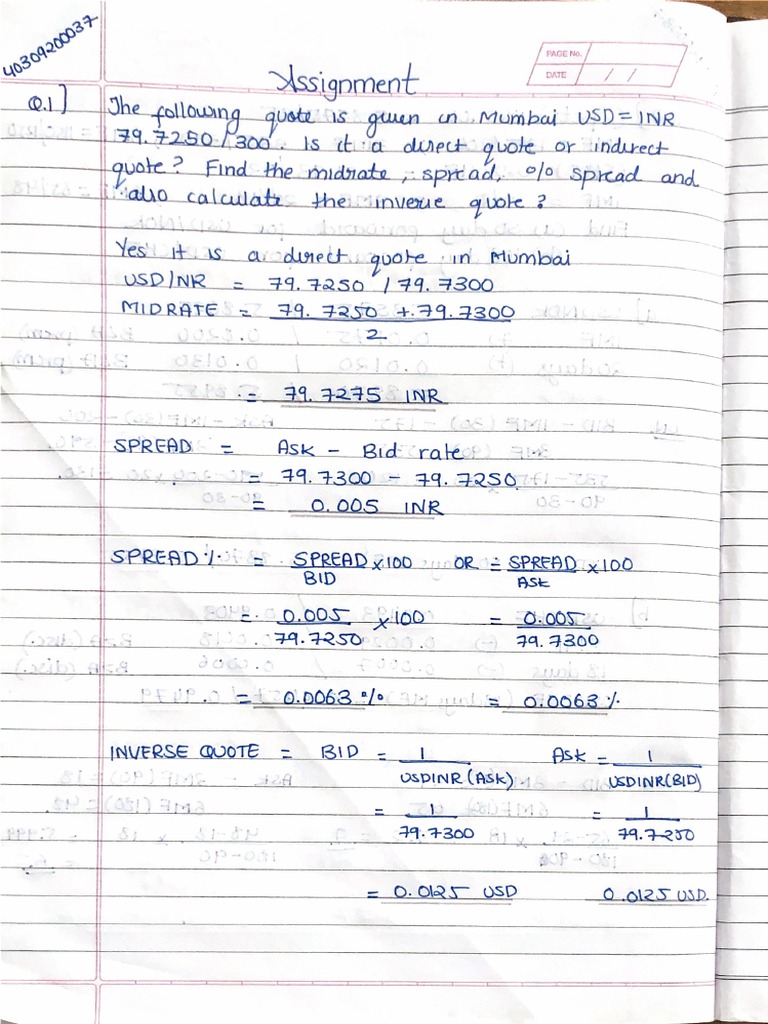International Banking and Finance Assignment | PDF