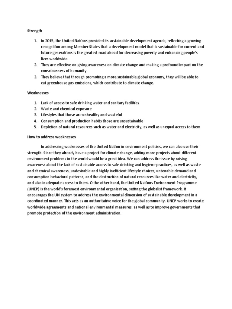 Strength-and-Weekness | PDF