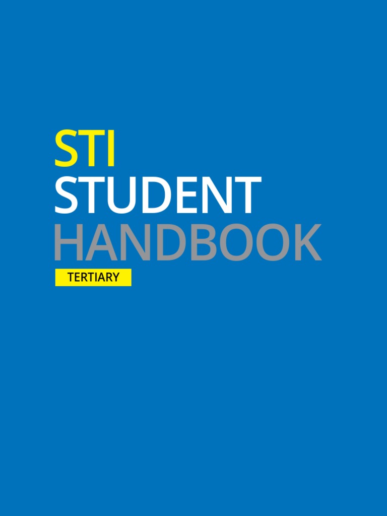 STI Student Handbook - Tertiary | PDF | Test (Assessment) | Vocational ...