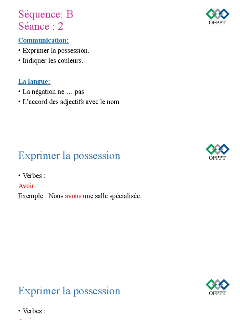 Séquence B S 2 | PDF | Pronom | Adposition
