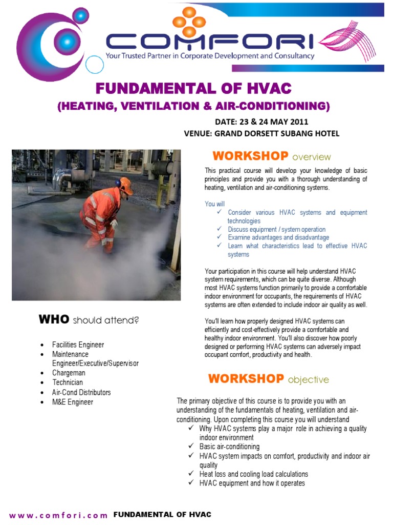 Eg077 Fundamentals of Hvac | PDF | Air Conditioning | Ventilation ...