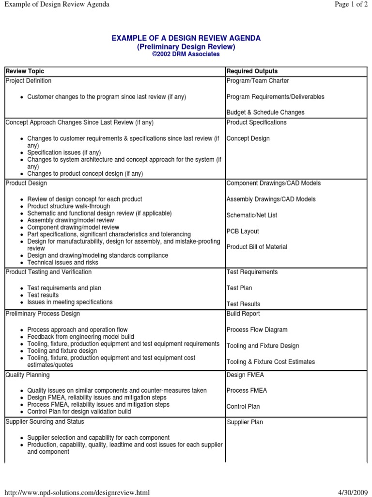 Design Review | PDF | Specification (Technical Standard) | Reliability Engineering