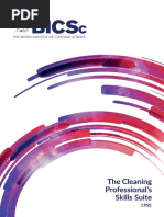 Appendix 1 BICSc Cleaning Standards Specifications | PDF | Hygiene | Nature