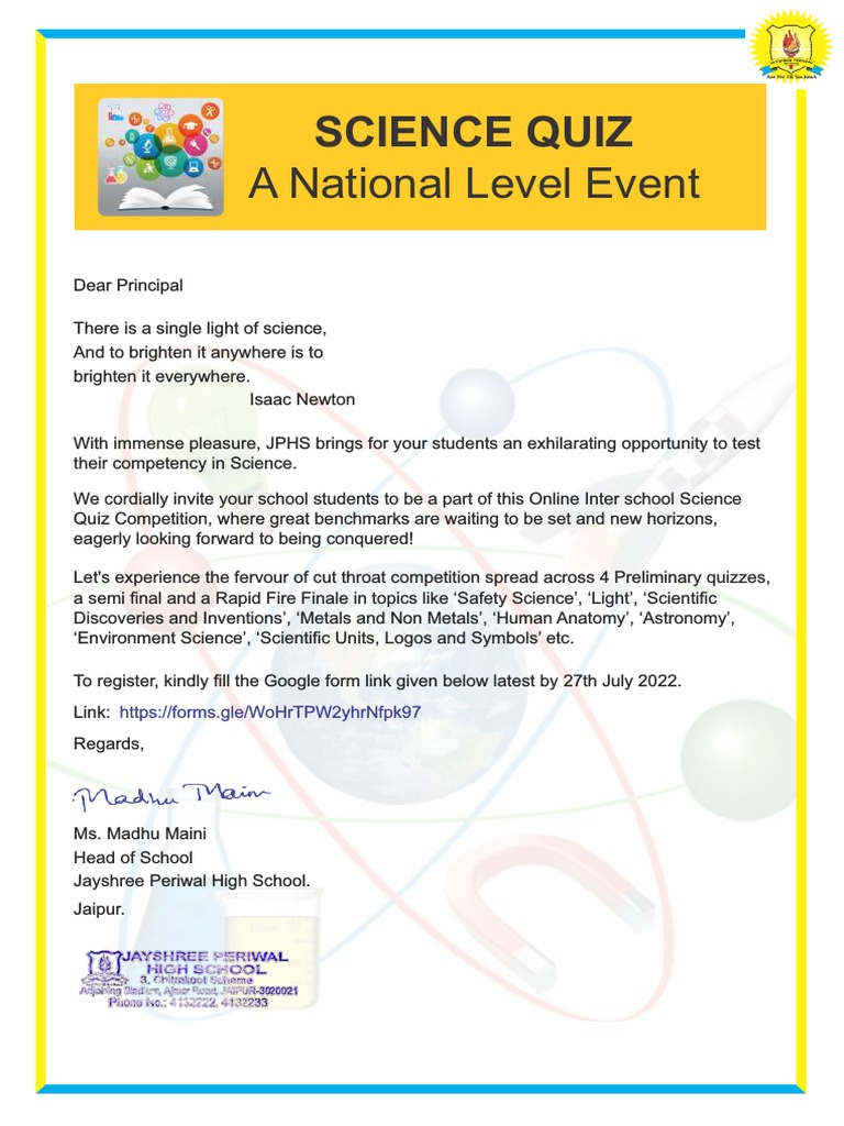 National Science Quiz for Schools | PDF | Quiz | Password