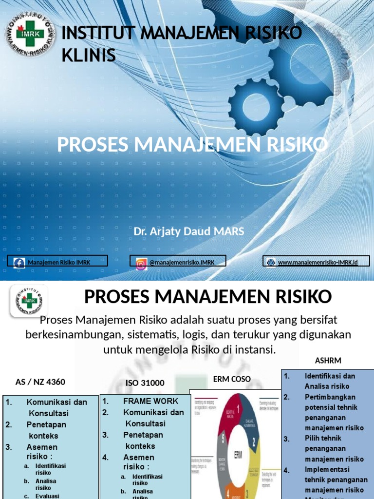Proses Manajemen Risiko FINAL-dikonversi Pertemuan Manrisk | PDF