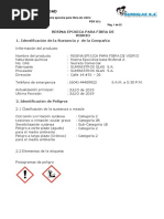 Ficha de Seguridad Reactivo de Biuret | PDF | Agua | Química