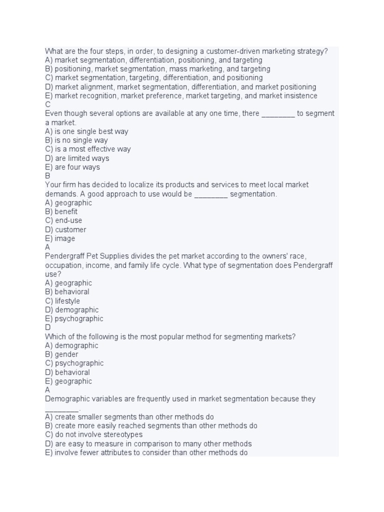 MKT101 Chap7 Part1 | PDF