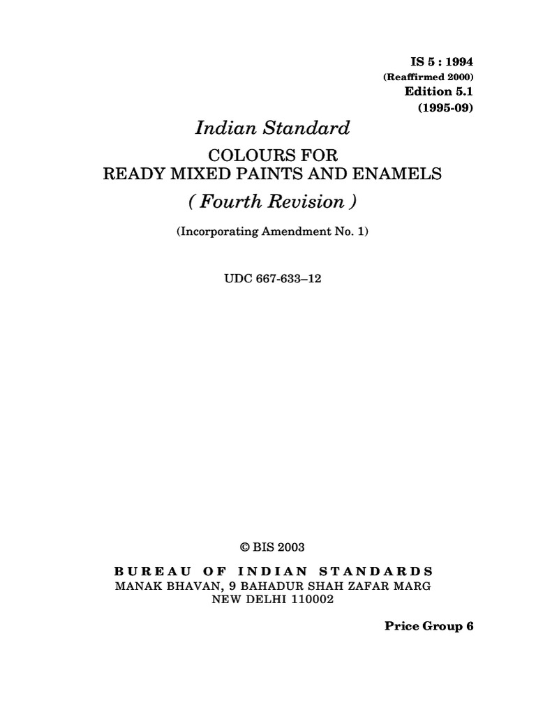 Is 5 Painting | PDF | Color | Hue