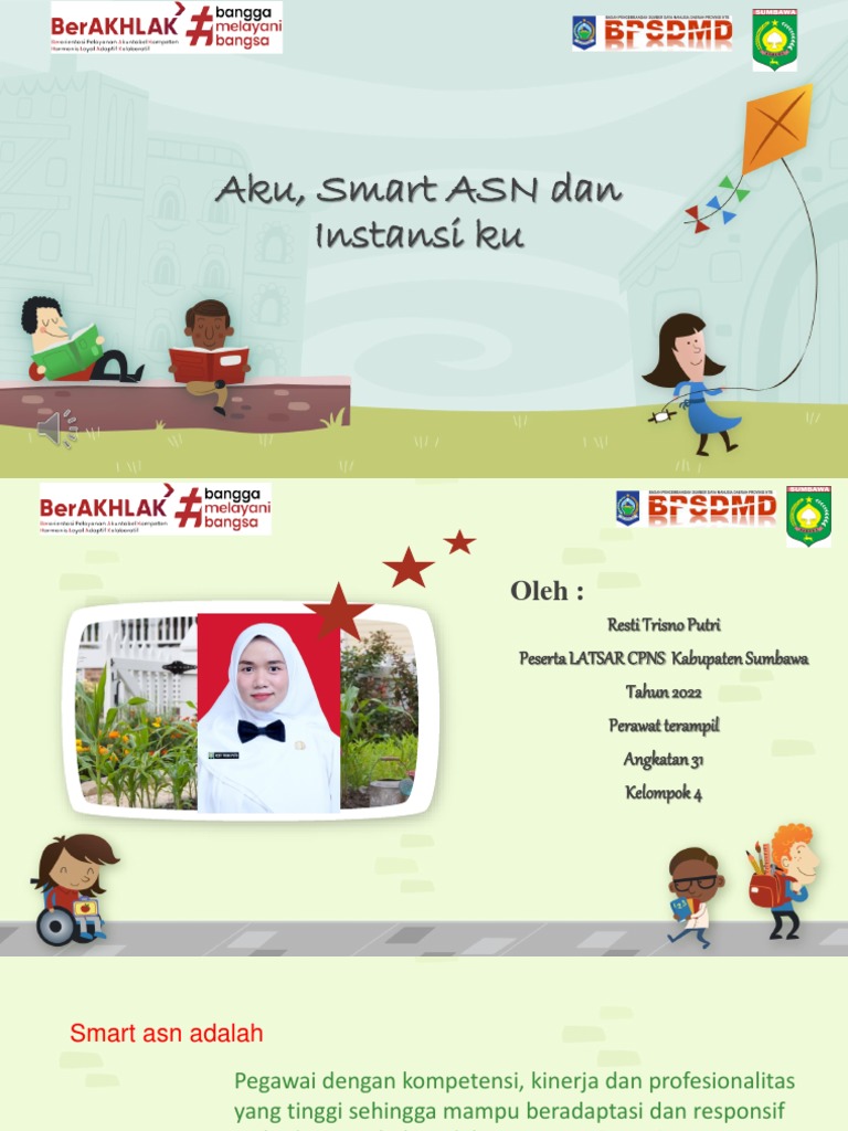 Profil dan Nilai Smart ASN Puskesmas Lape | PDF