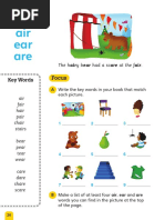 Phonics Practice: Special Sounds "air" | PDF