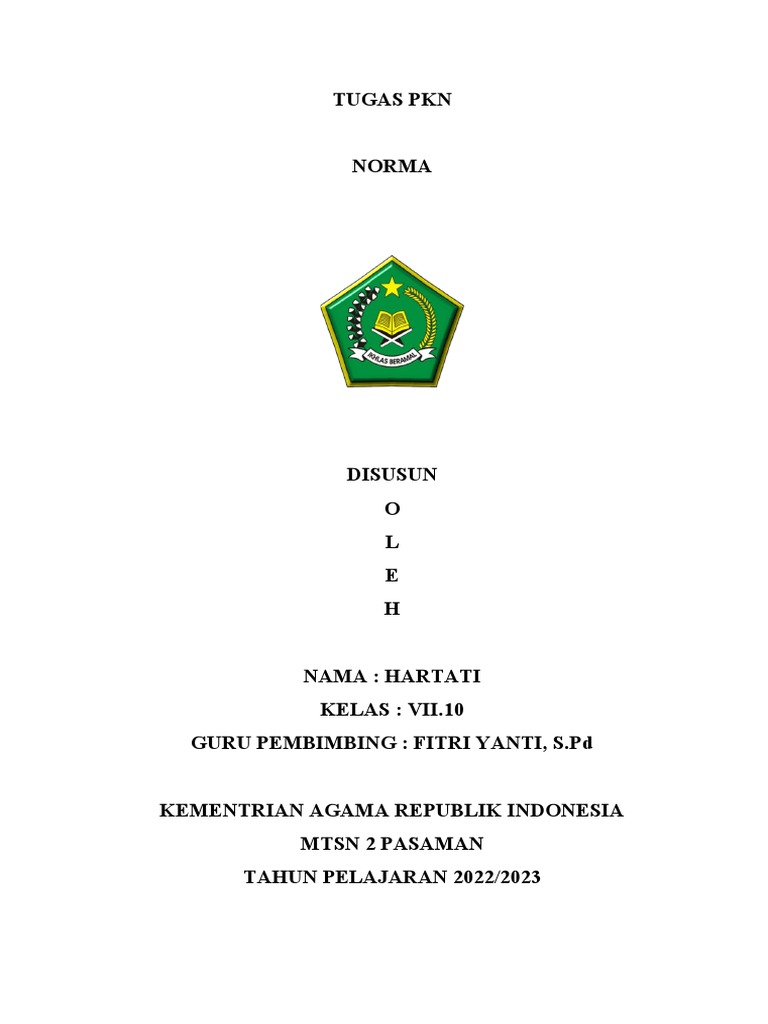Norma-Norma Di Indonesia | PDF