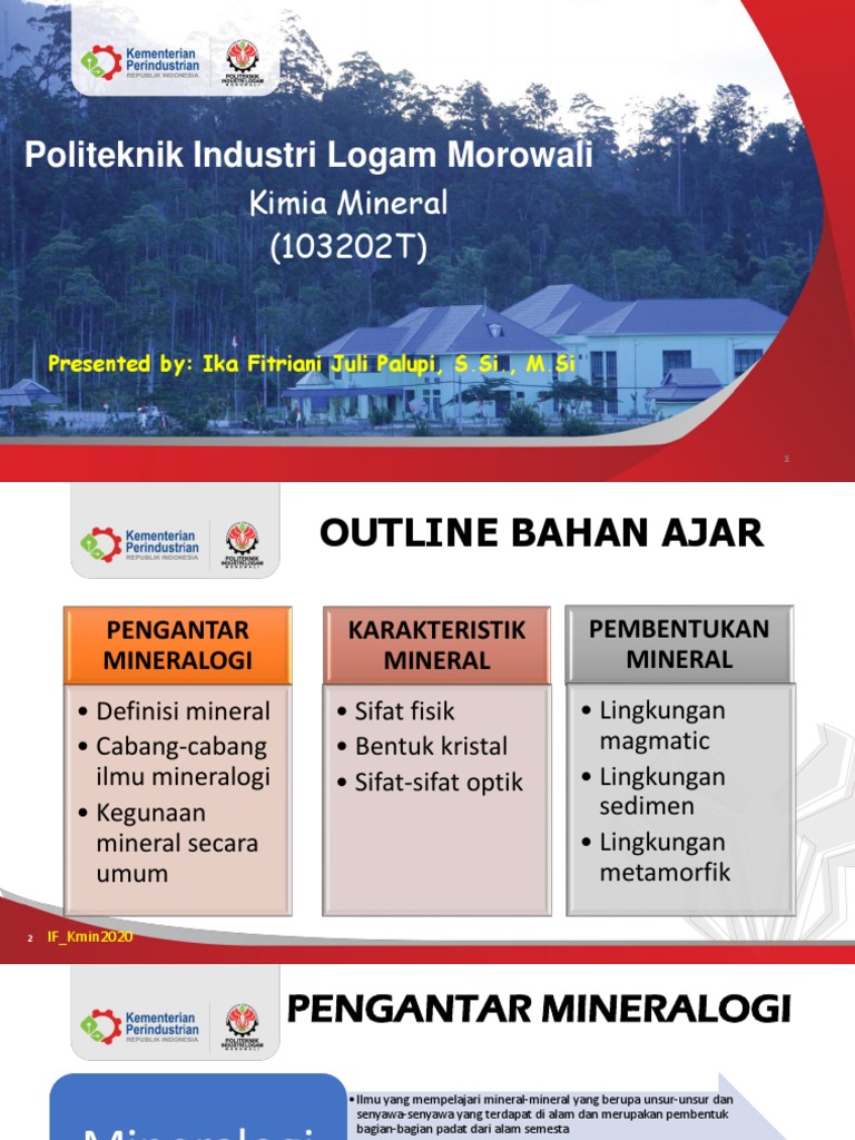 KMin1. Pengenalan Mineralogi - Rev.2020 | PDF