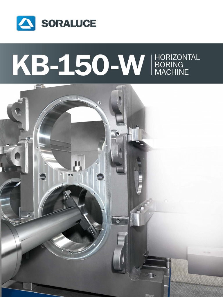 Soraluce KB 150 W Horizontal Boring Machine | PDF | Mechanical Engineering | Manufactured Goods