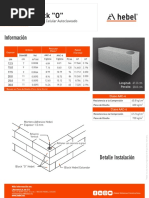 Ficha Técnica de Block Hebel | PDF