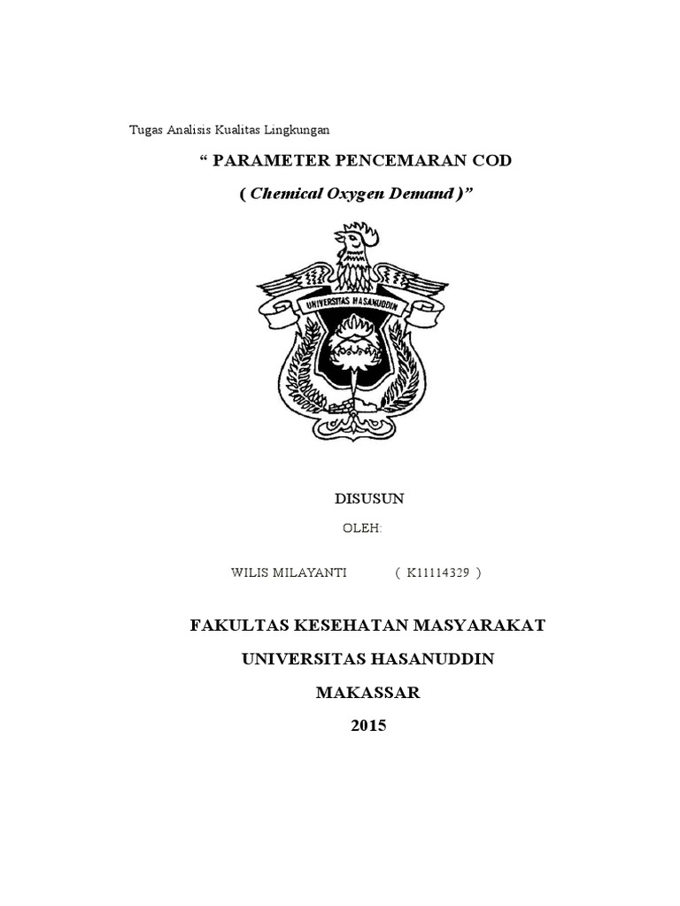 Parameter COD | PDF