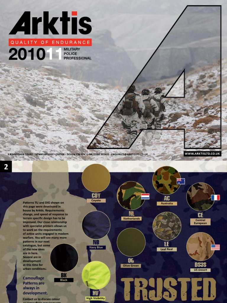Arktis Military and Police Gear Overview | PDF | Shirt | Trousers