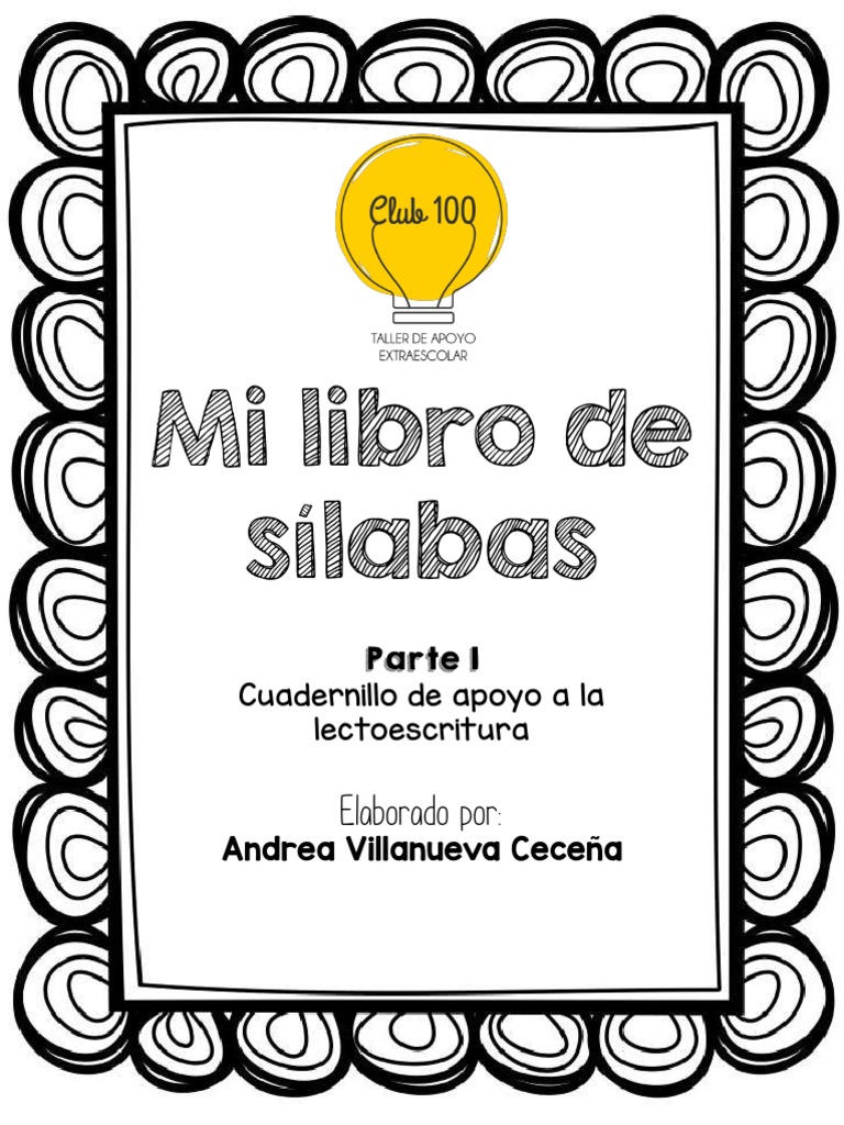 Cuadernillo de Sílabas Parte 1 | PDF