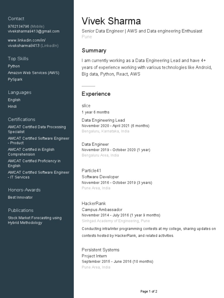 Profile | PDF | Amazon Web Services | World Wide Web