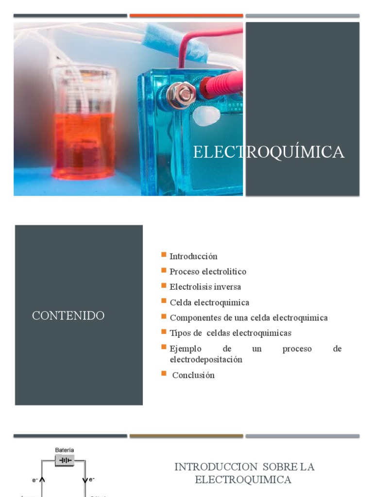 ELECTROQUIMICA | PDF | Electrodo | Electroquímica