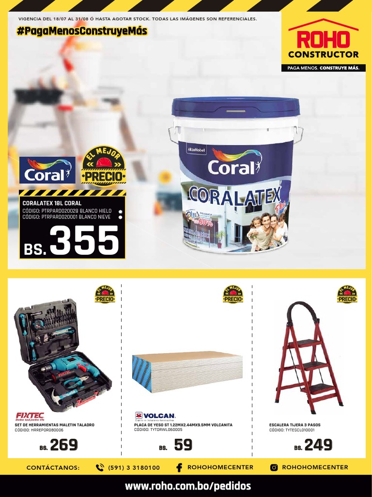 Catalogo Roho Constructor | PDF | Materiales de construcción | Sectores ...