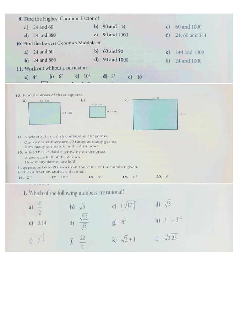 Prep IG Girls-Maths HW (14!09!2022) | PDF