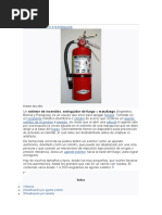 Partes y uso del extintor clase K | PDF | Agua | Espuma