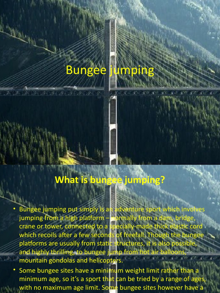 Bungee Jumping Presentation | PDF