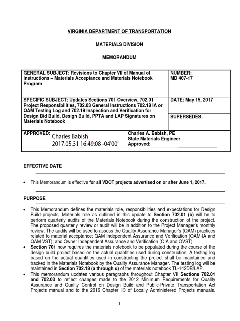 Bu Mat - MD407 17 | PDF | Audit | Quality Assurance