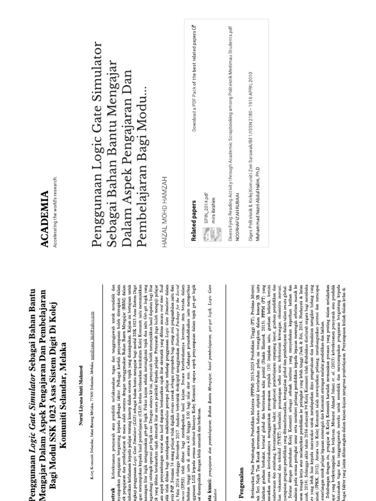 Logic Gate Simulator | PDF