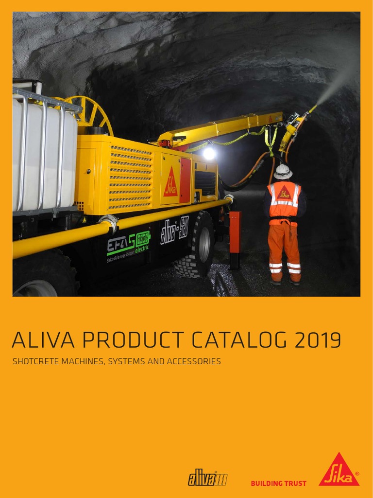 Aliva Produktkatalog EN 2019 | PDF | Pump | Concrete