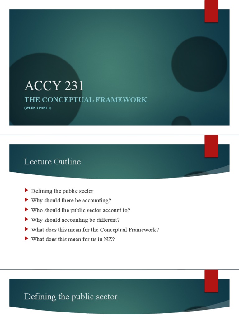 ACCY 231: The Conceptual Framework | PDF | Equity (Finance) | Nonprofit ...
