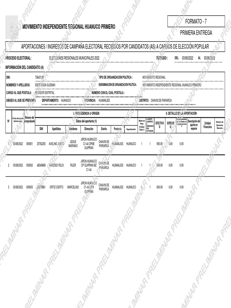 Formato 7 | Pdf | Efectivo | Dinero
