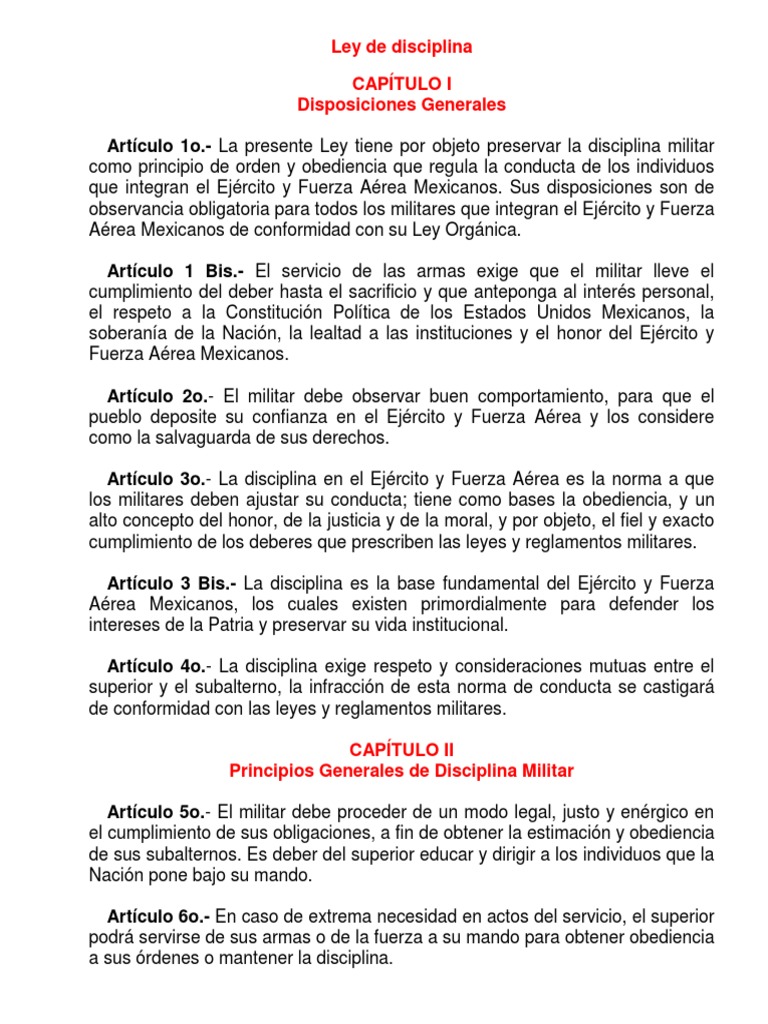 Ley de Disciplina | PDF | Disciplinas | México