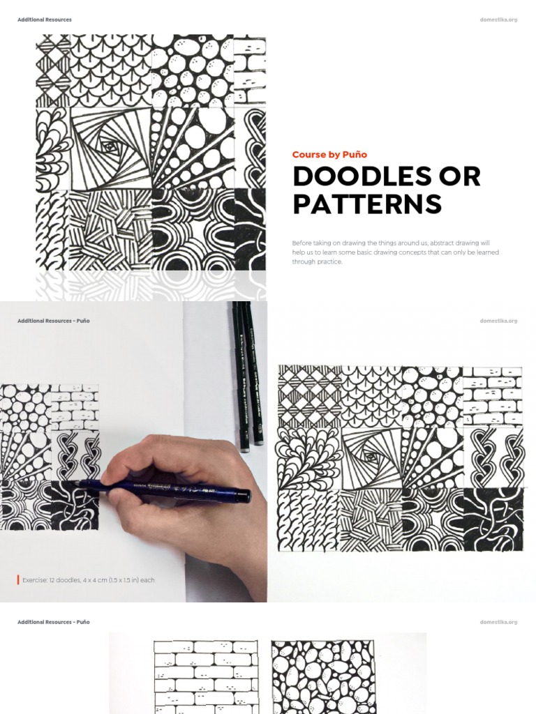 Easy Doodle Exercises for Beginners | PDF